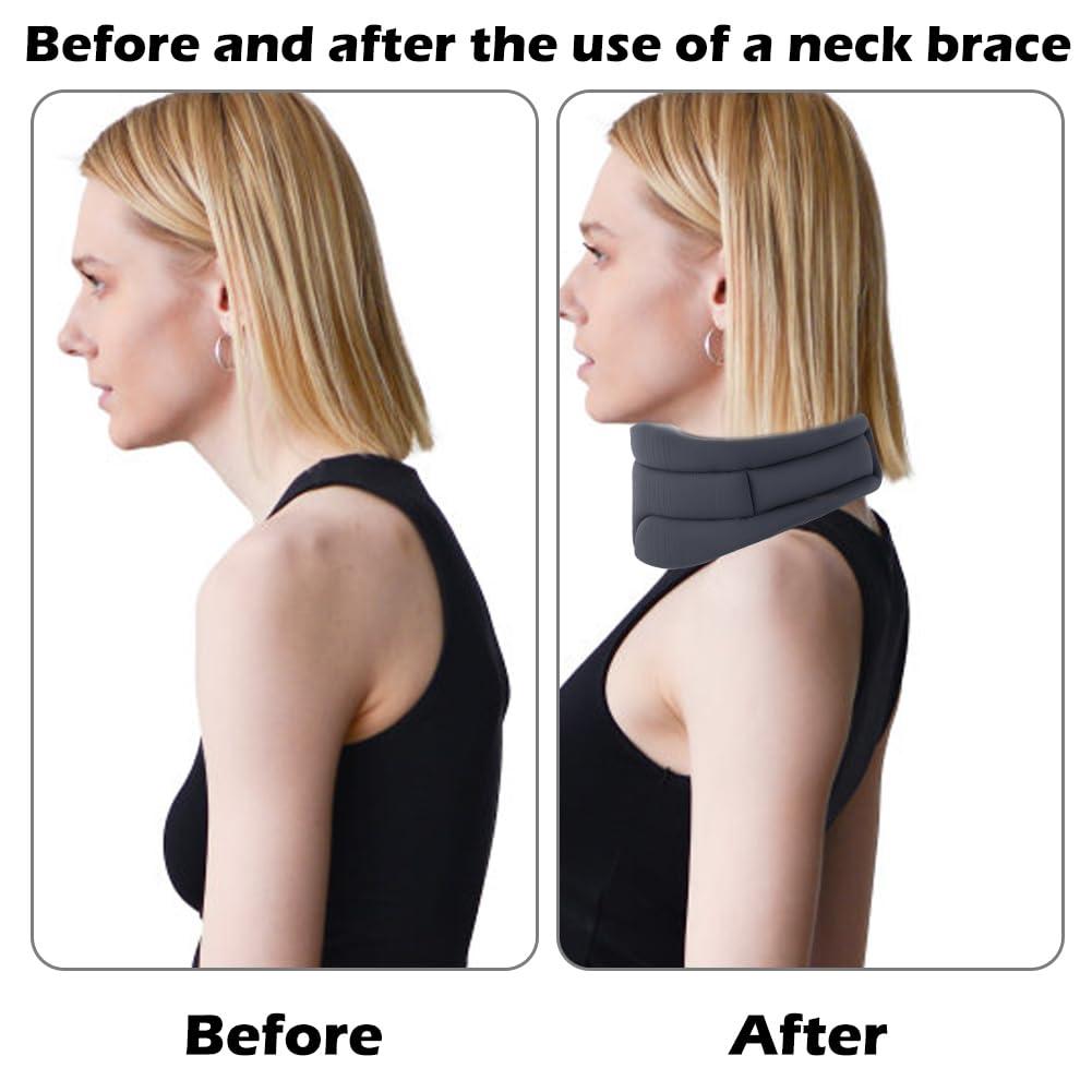 Kayuneed Neck Support Brace for Neck Pain Relief - Soft Foam for Men ...