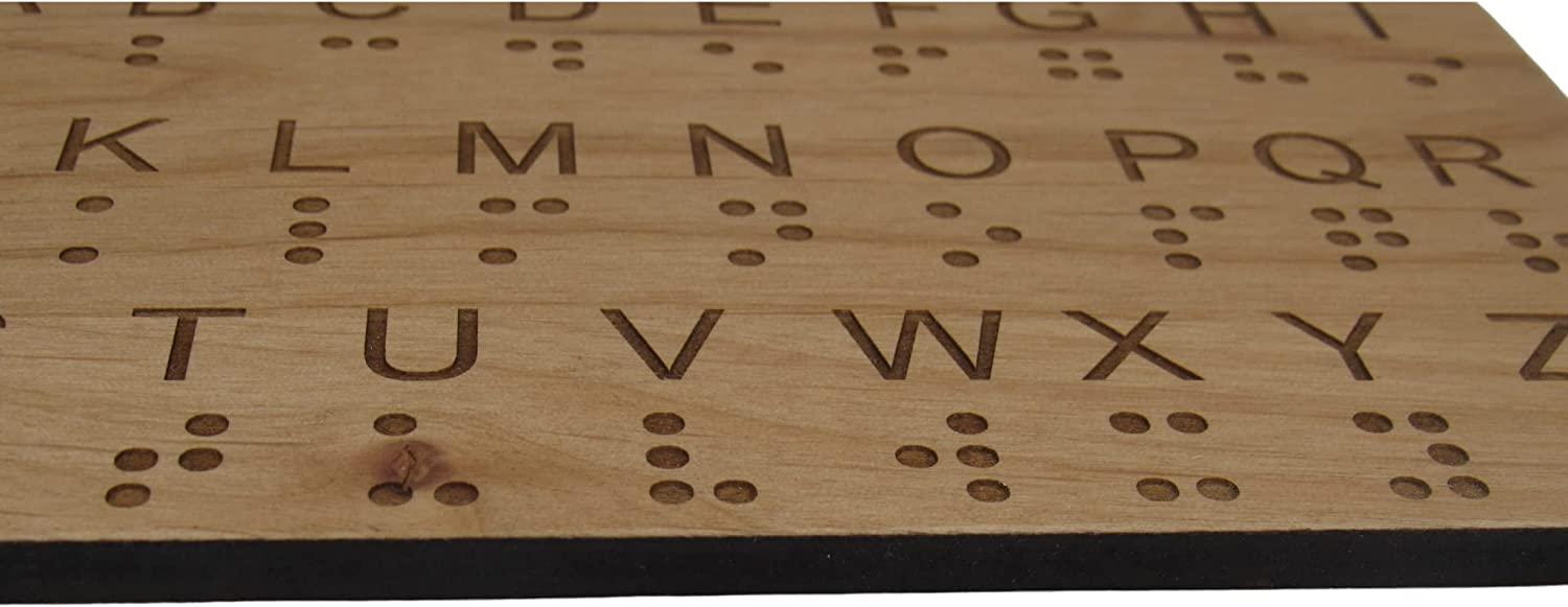 Braille Alphabet Board - Great for Teaching Braille to Sighted ...