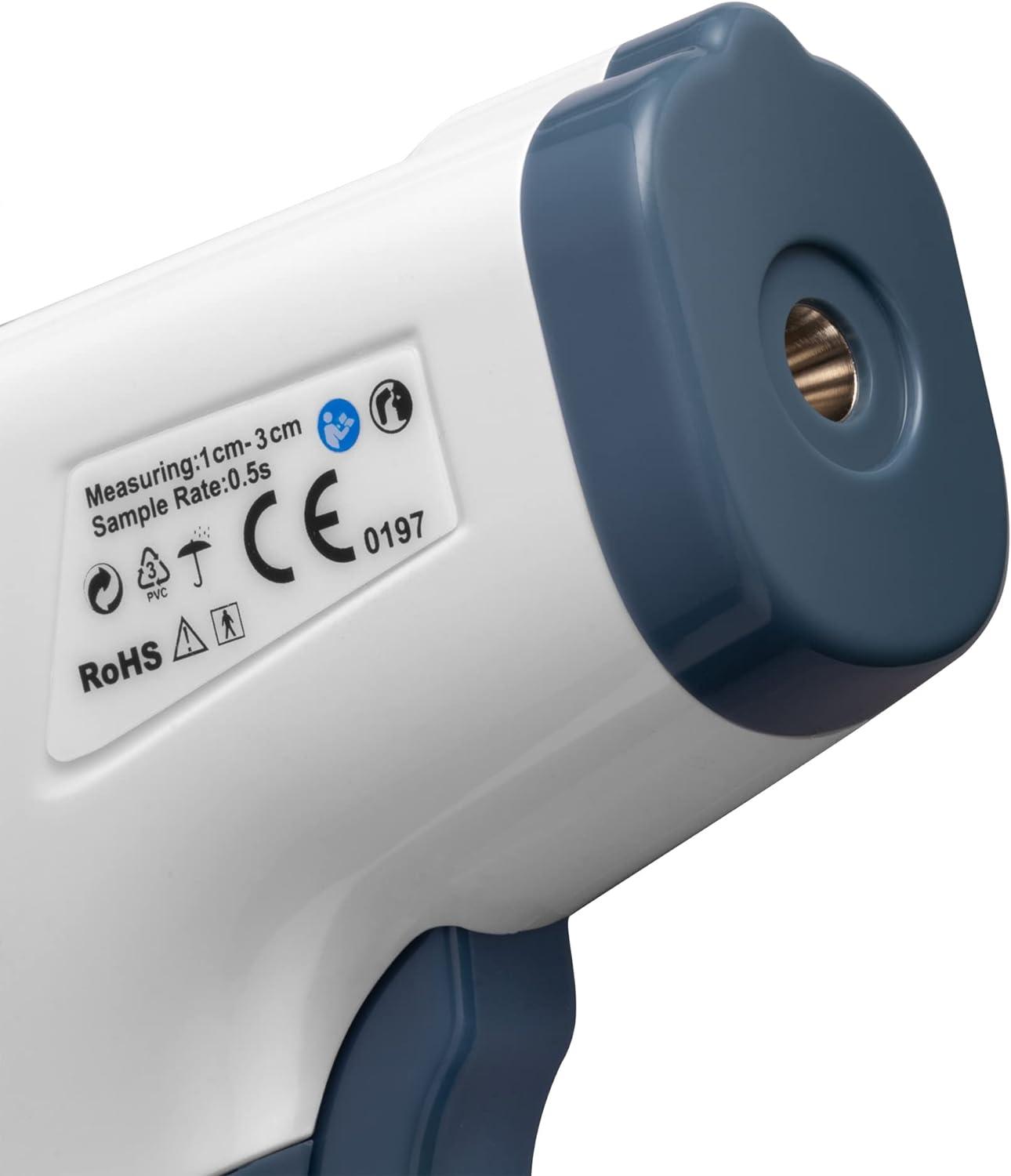 Jazooli Infrared Laser Forehead Thermometer Gun - Contactless Digital ...