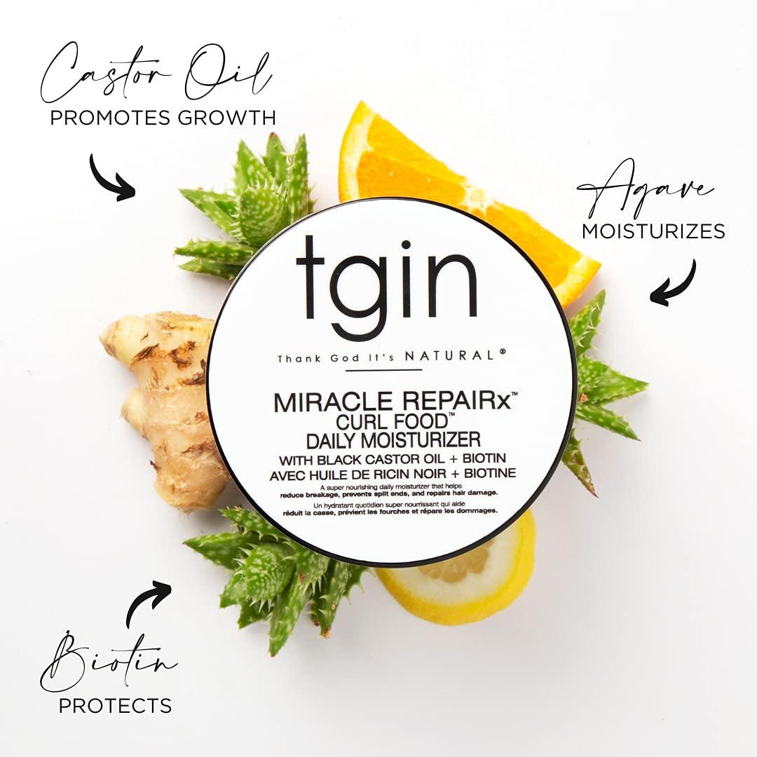 tgin Miracle RepaiRx Curl Food Daily Moisturizer - 12 Oz - Repair ...