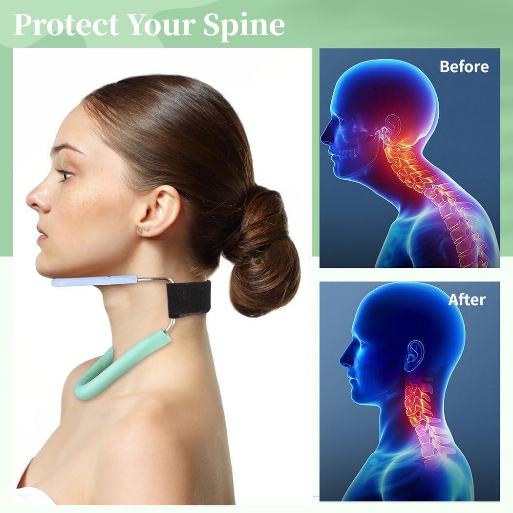 Ergonomic Cervical Stretching Device | Neck Traction Support for Pain ...