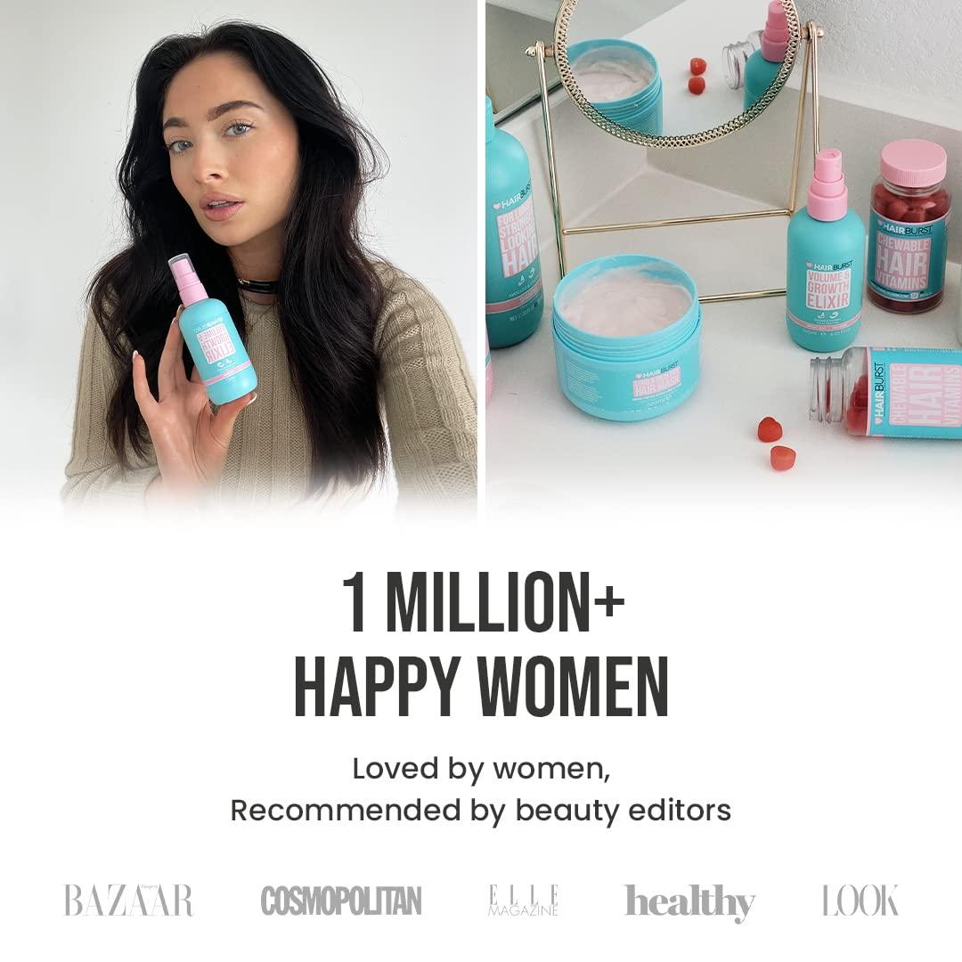 Hairburst Hair Volume & Growth Elixir | Heat Protection & Volumizing ...