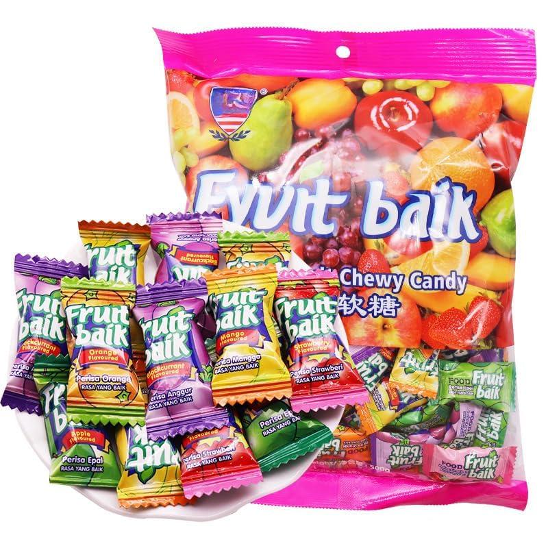 China Candy Malaysia Flavored Candy Fruit Flavored Milk Candy Snacks 17.7 Oz(500 Gram) Fruit ...