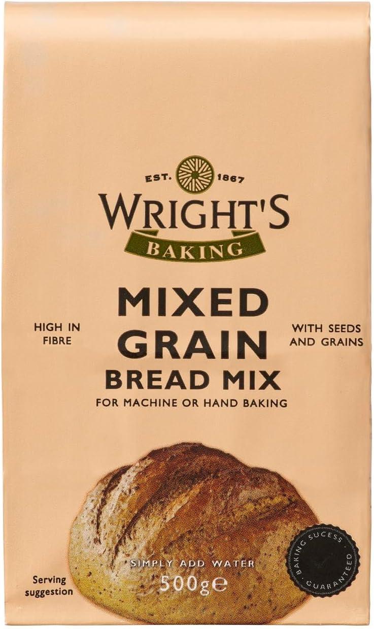 Wright's selection pack | Premium White Bread Mix | Mixed Grain Bread Mix | cheddar and onion ...