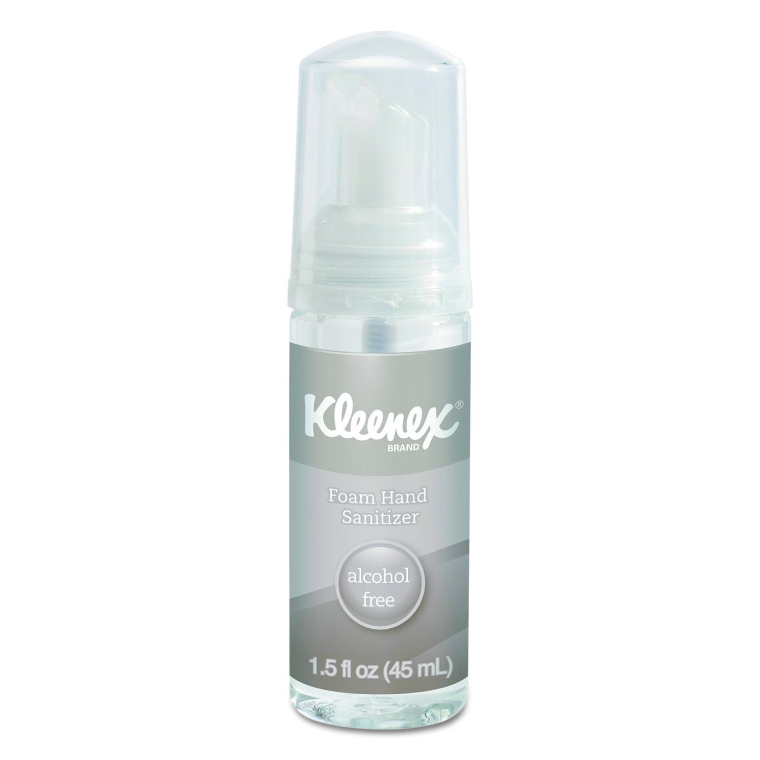 Kleenex 34136 Alcohol-Free Foam Hand Sanitizer 1.5 oz Clear - Case of ...