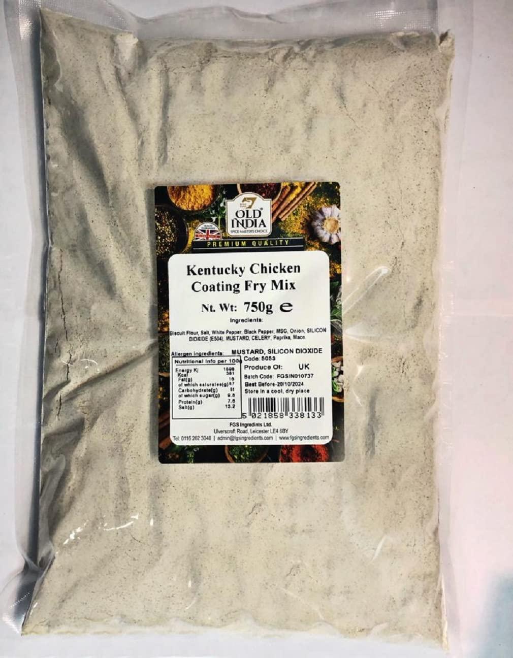 Old India Kentucky Chicken Coating Fry Mix 750 g Kentucky Chicken ...