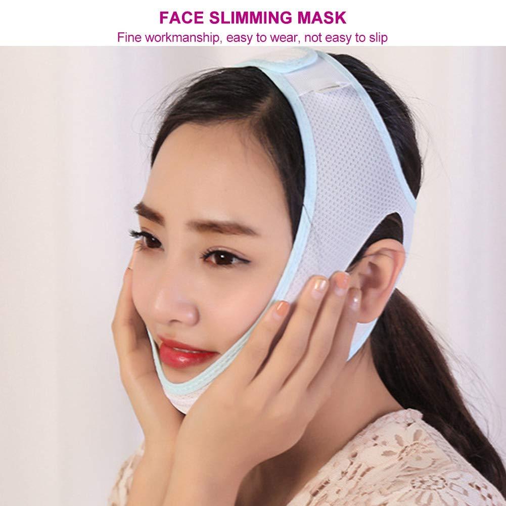 2 Sizes Facial Slimming Mask & Face Lifting Belt - V Face Cheek Chin ...