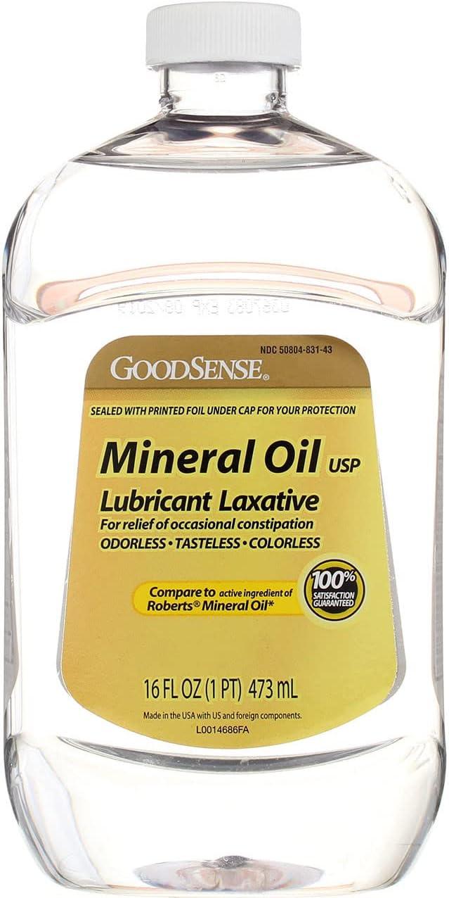 GoodSense Mineral Oil Lubricant Laxative 16 fl oz - Gentle Constipation Relief