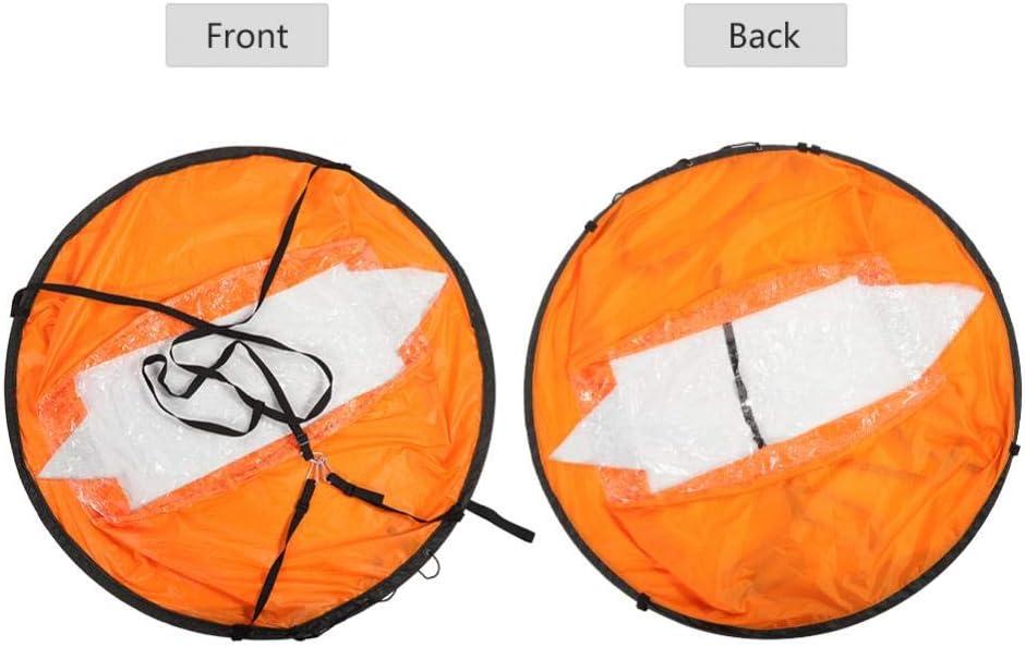 Vbest Life 42 Kayak Wind Sail Kit with Clear Window - Foldable Downwind ...