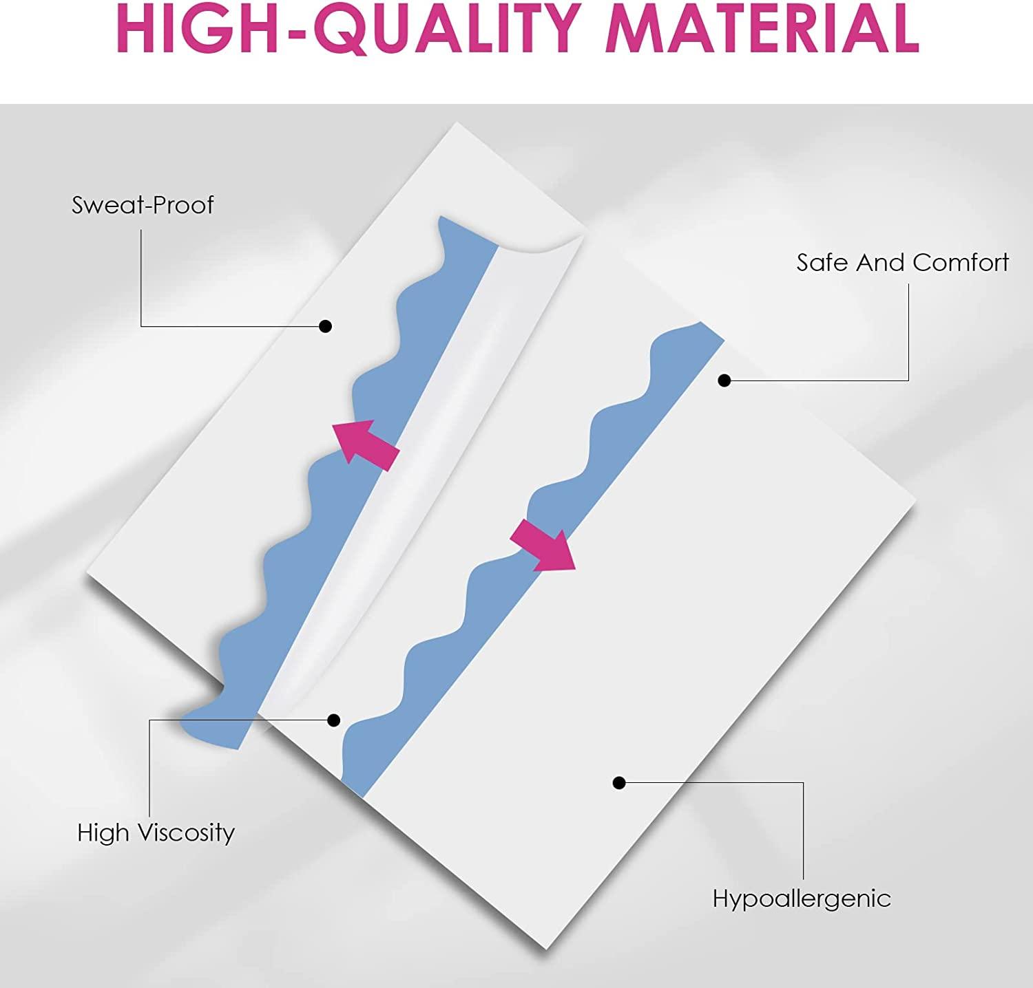 Thigh Lift Tape 10 PCS Clear Adhesive Strips | Instantly Lifts Thigh ...