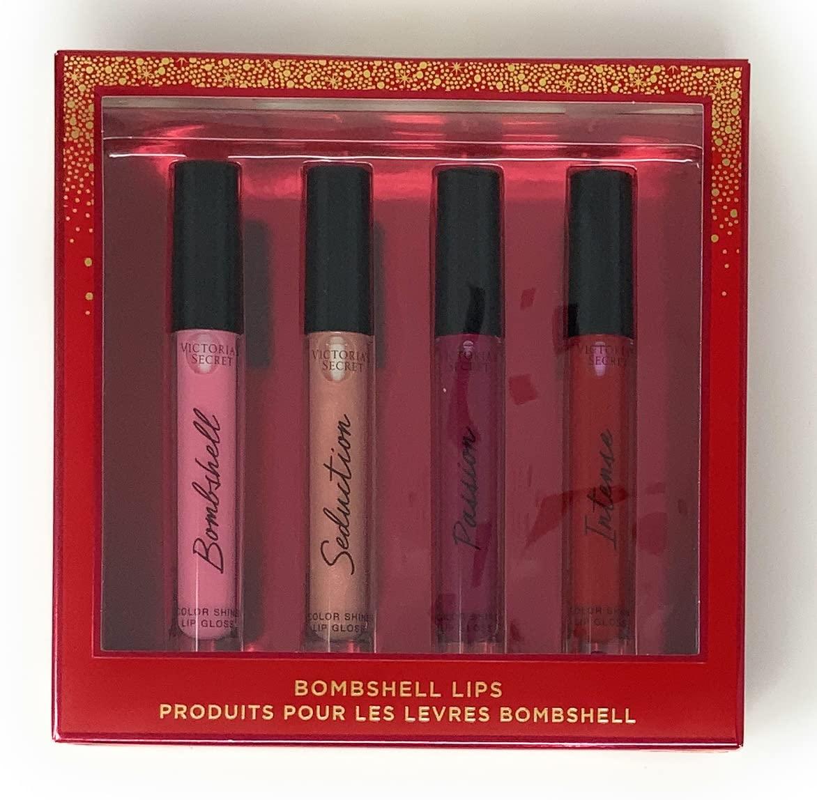 Victoria's Secret Bombshell Color Shine Lip Gloss Set - 4-Piece ...