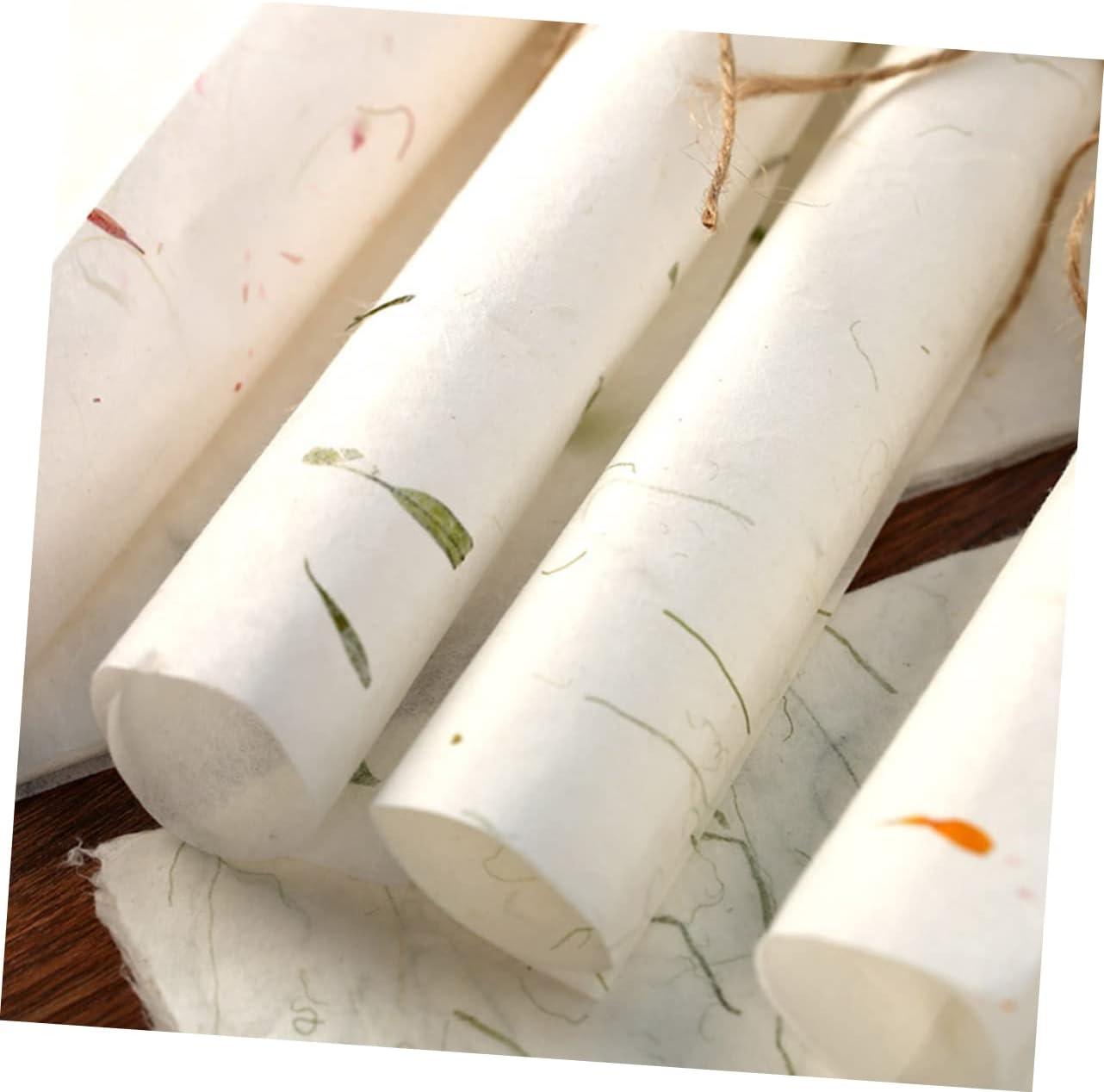 KONTONTY 40 Sheet Sumi Drawing Rice Sketch Books Stationary Natural ...