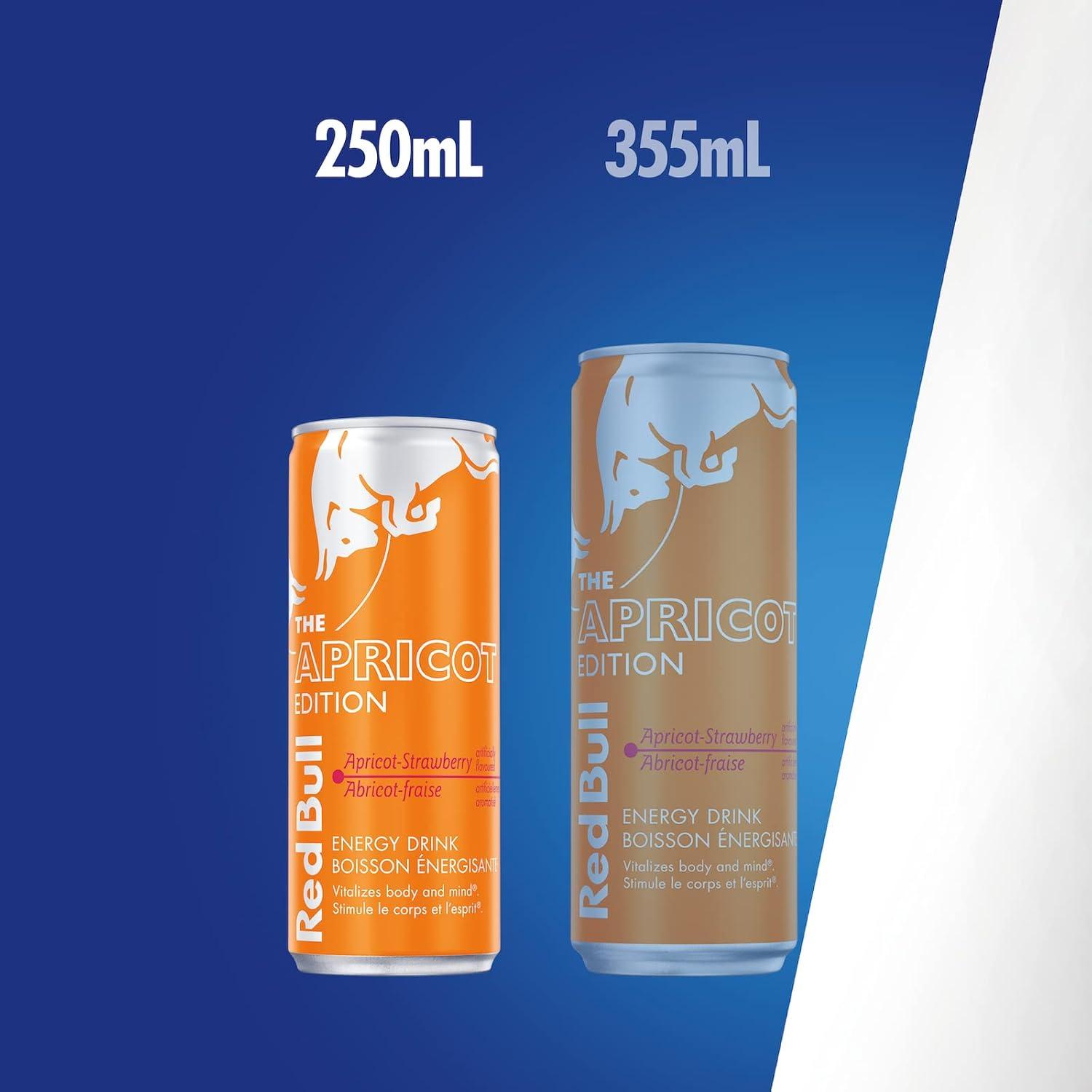 Red Bull Energy Drink Apricot-Strawberry 250ml (4 pack) Apricot Strawberry | Buy Now with ...