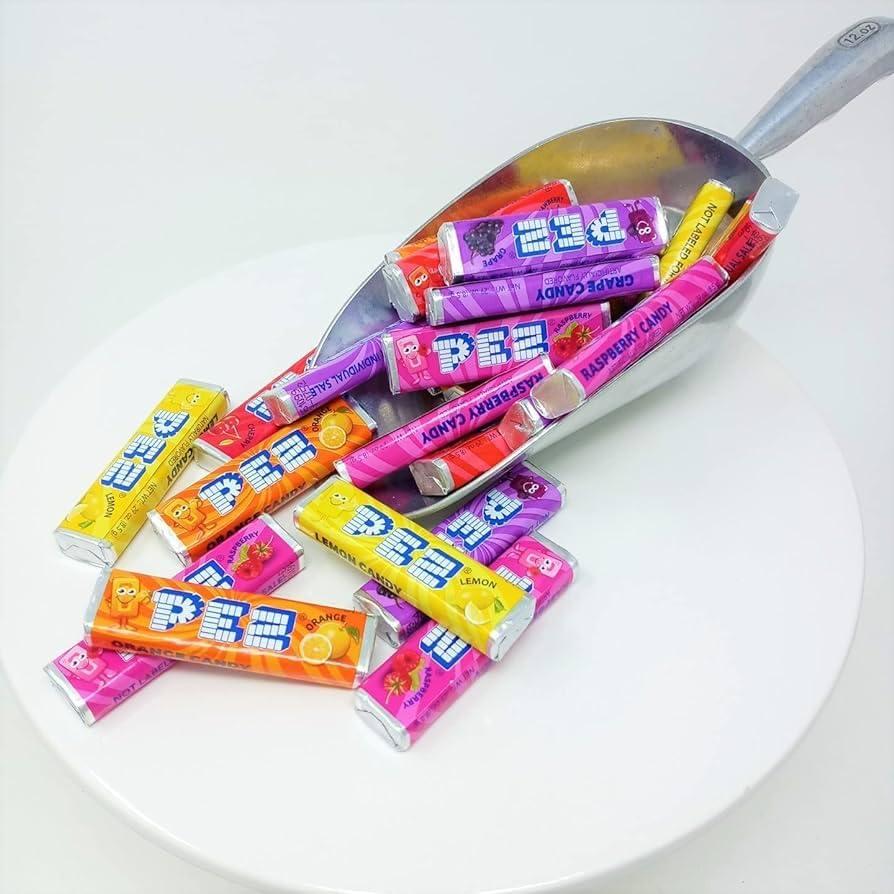 Pez Candy Refills - 50 x 8.5g packs - Fruit Flavoured Brick Sweets ...