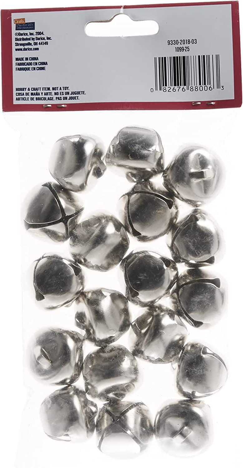 Jingle Bells 1-Inch Silver - Pack of 18 Bells | Buy Now with Express ...