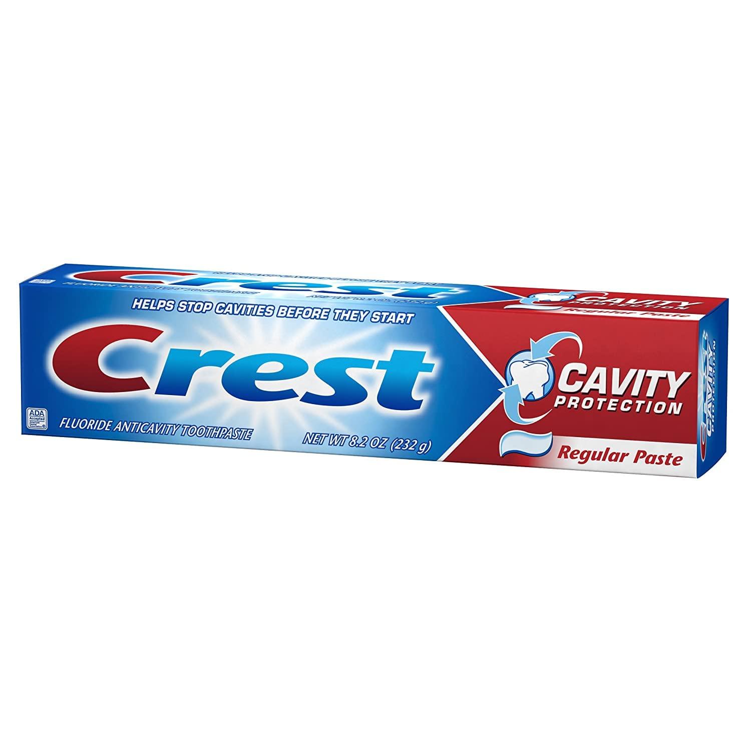 Crest Toothpaste 8.2 oz Cavity Protect 5-Pack - Dental Hygiene ...