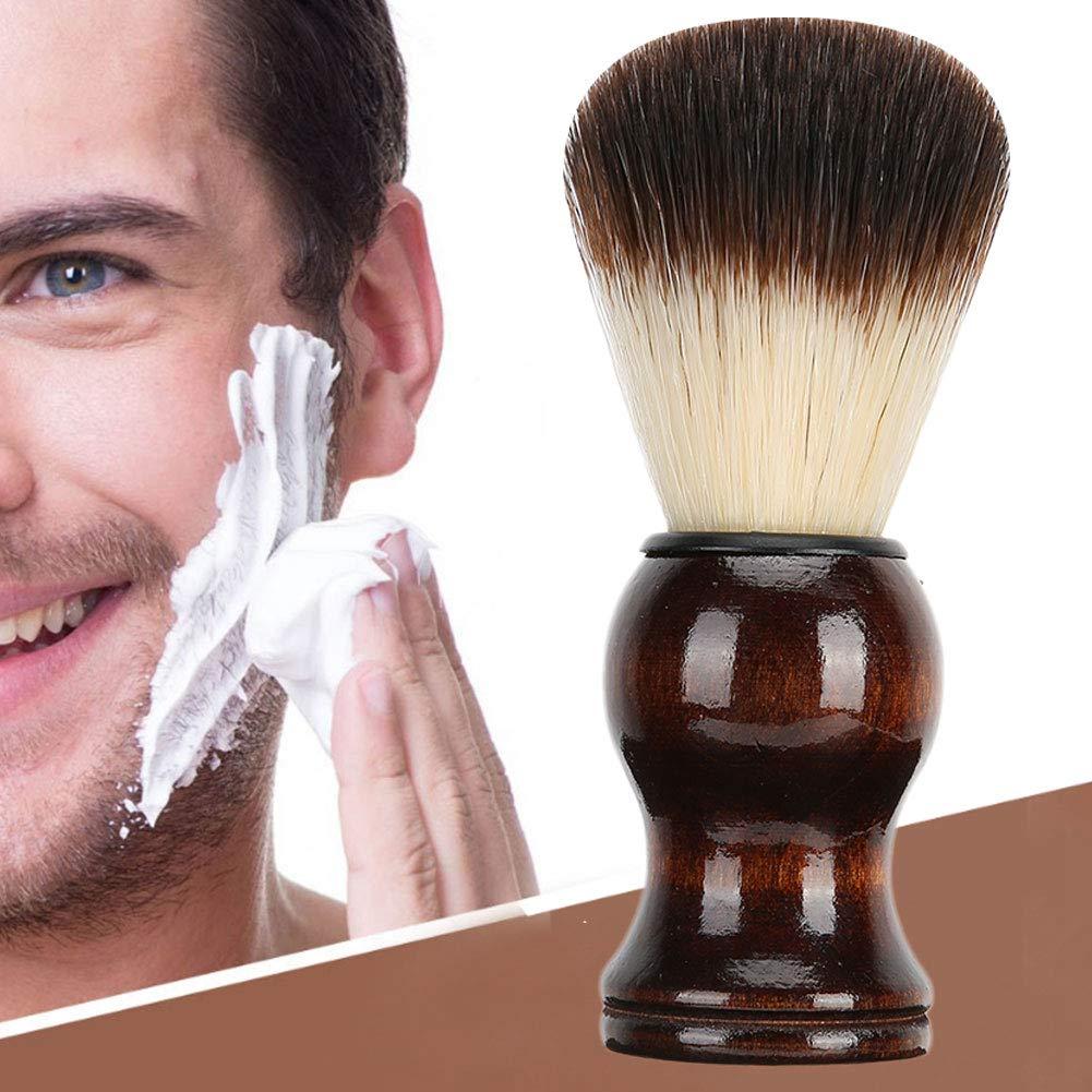 Premium Hair Shaving Brush for Men | Hardwood Handle | Best for Wet ...