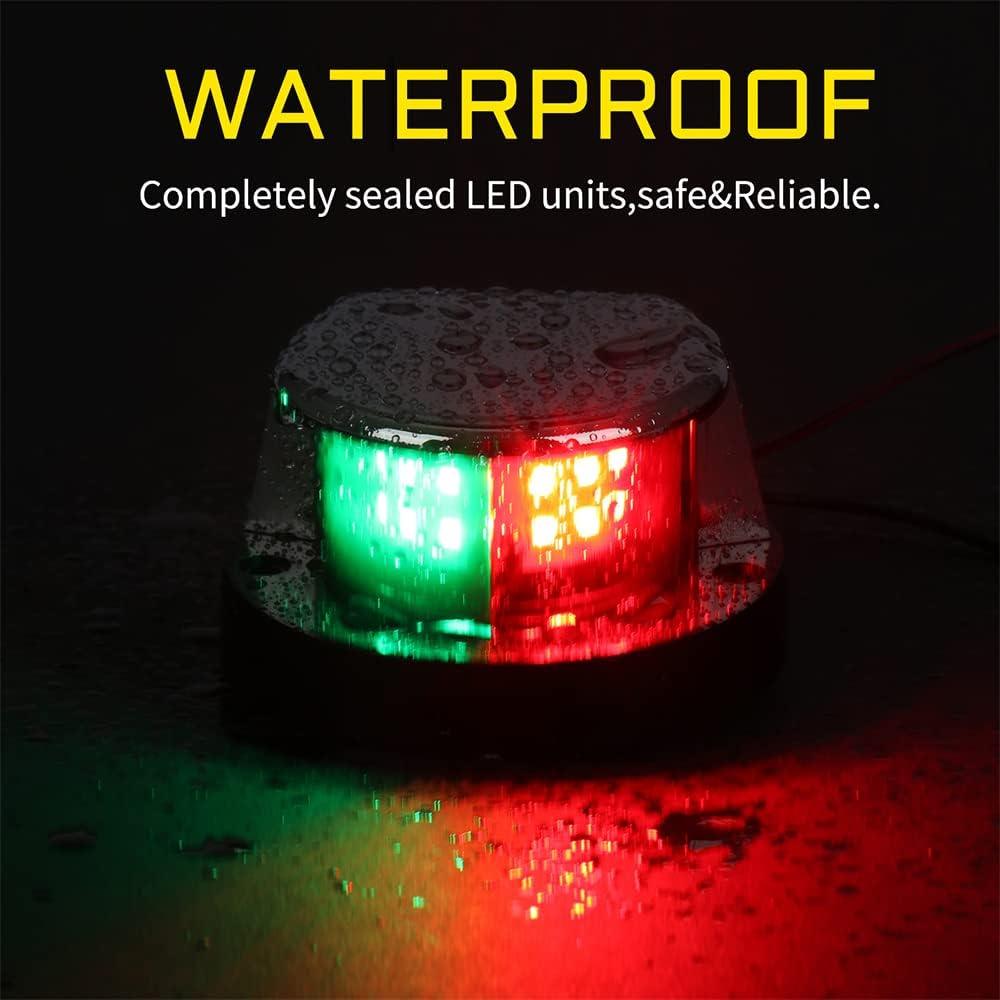 DDL Boat Navigation Light LED Marine Bow Light Front Warning Light for ...