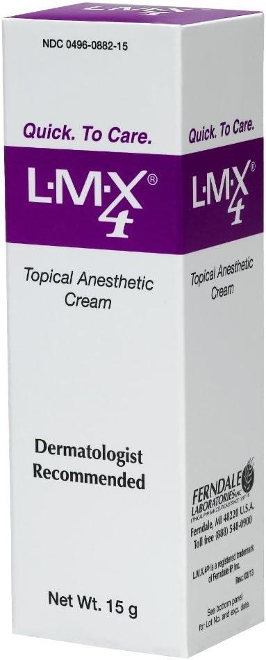 LMX4 Lidocaine Pain Relief Cream 15g Tube - Fast Acting & Long Lasting ...
