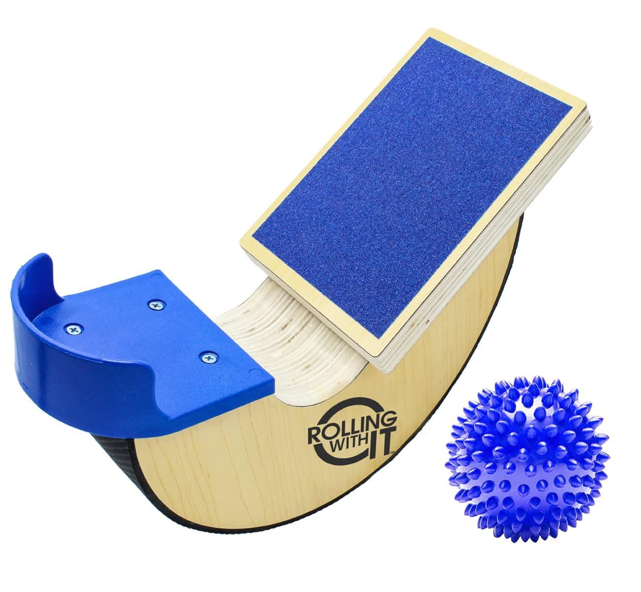 Rolling With It Premium Calf Stretcher & Foot Rocker for Plantar ...