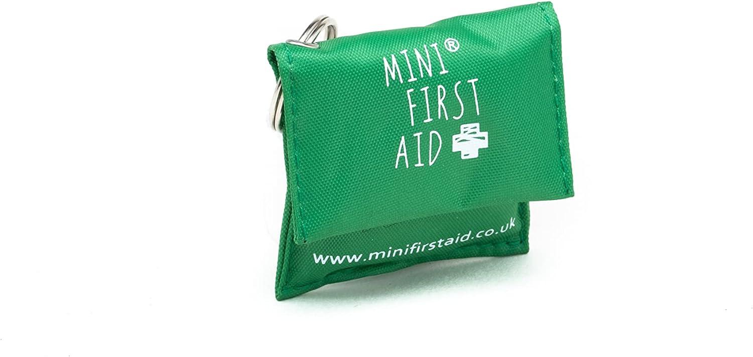 Mini CPR Mask Keyring - Resuscitation Face Shield Pocket Mask Key Chain ...