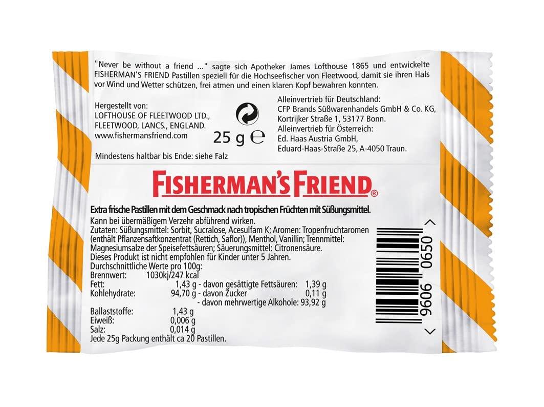 Buy Fisherman s Friend Tropical 8-Box - Sugar-Free Candy with Pineapple ...