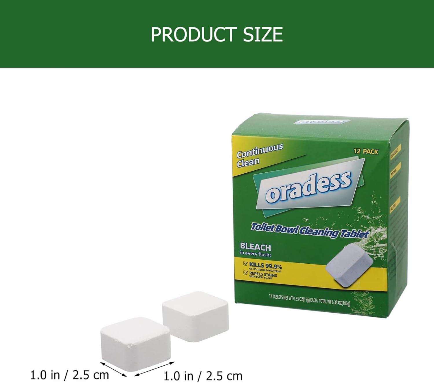 TOPBATHY 2 Boxes Toilet Bowl Cleaner Effervescent Tablet Toilet ...