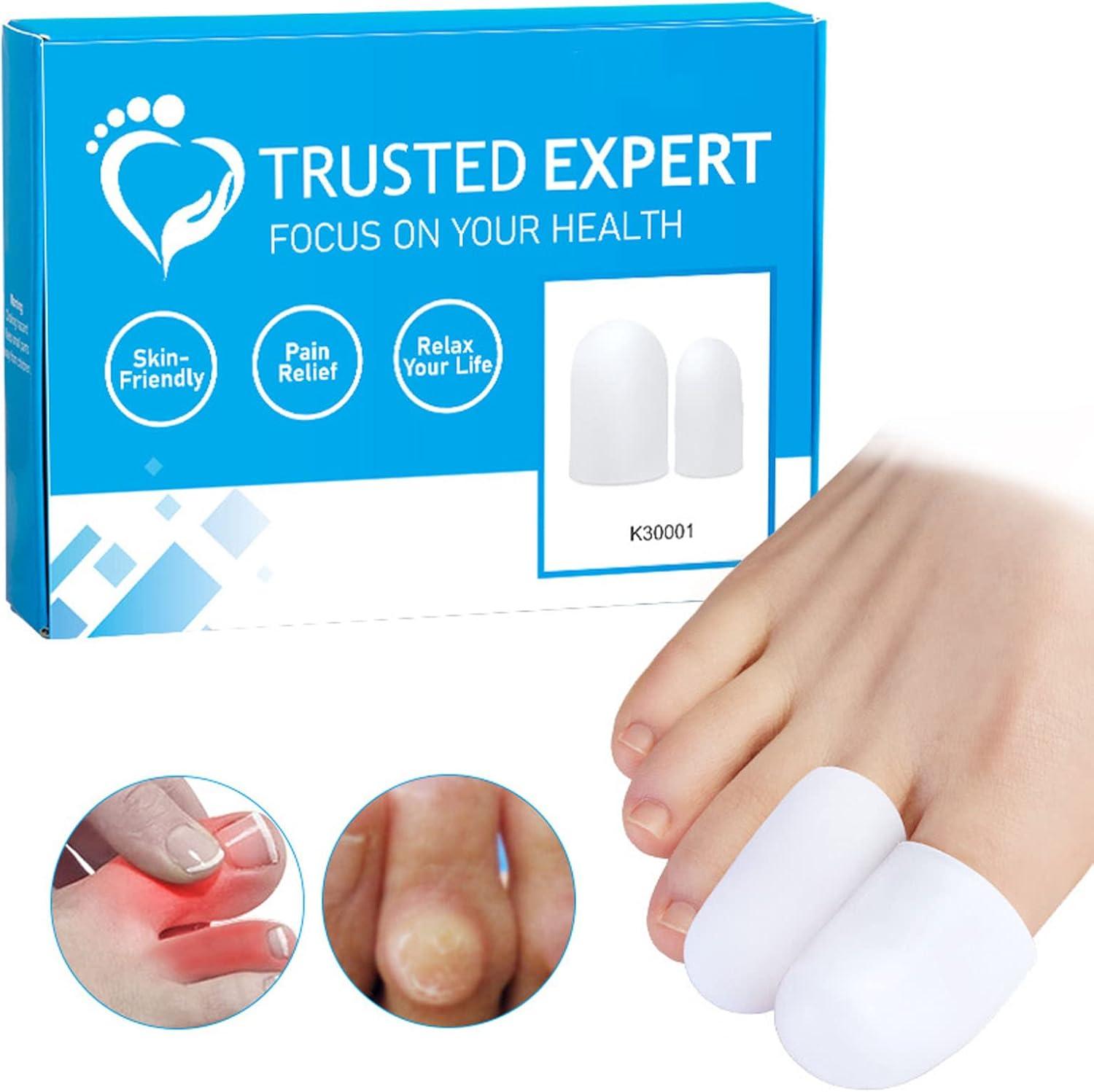 10 Pairs Soft Silicone Toe Separators & Spreaders - Adjustable Pain ...