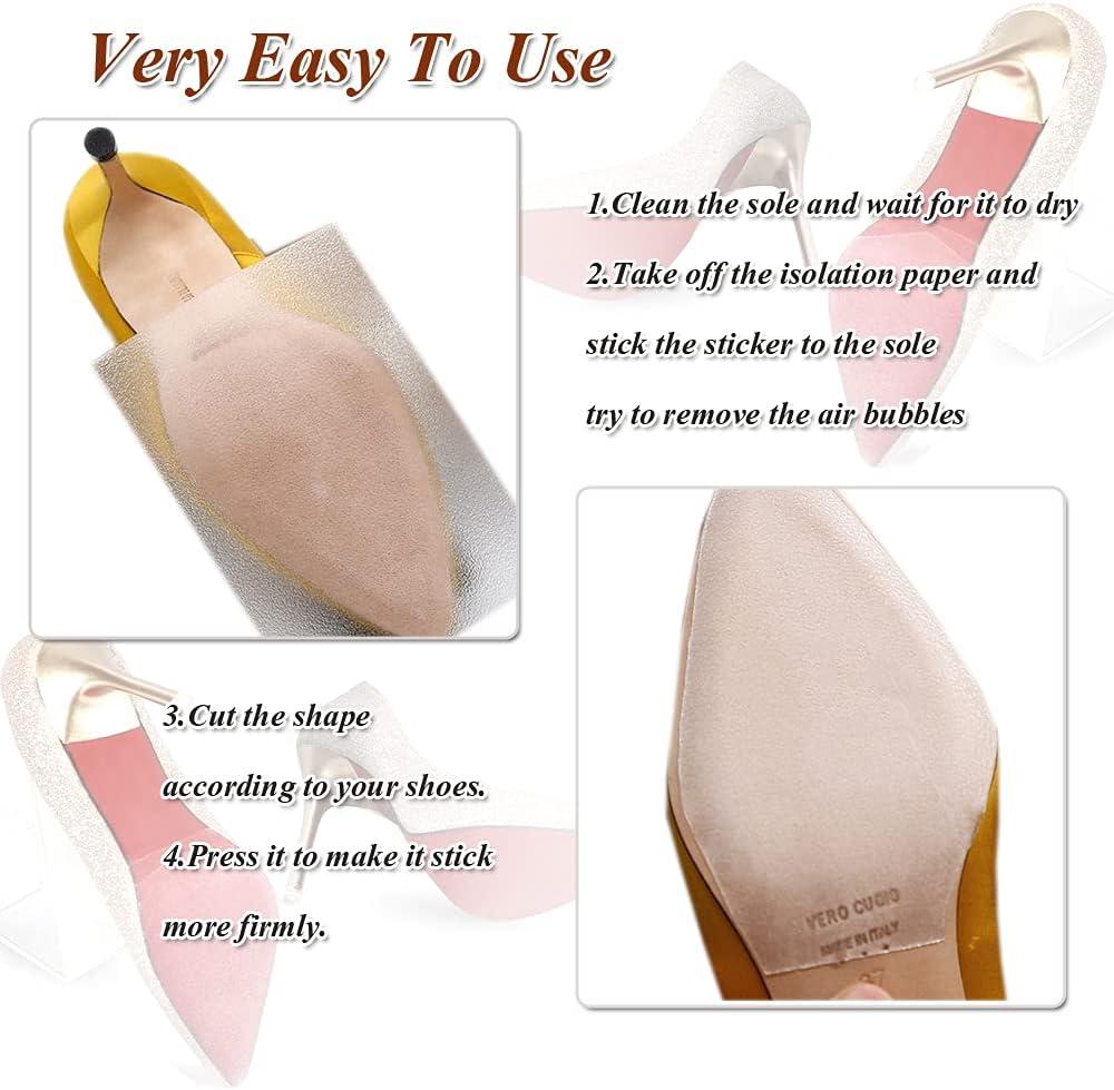 ZiftMART Crystal Clear Sole Sticker Protector for Red Bottom Heels ...