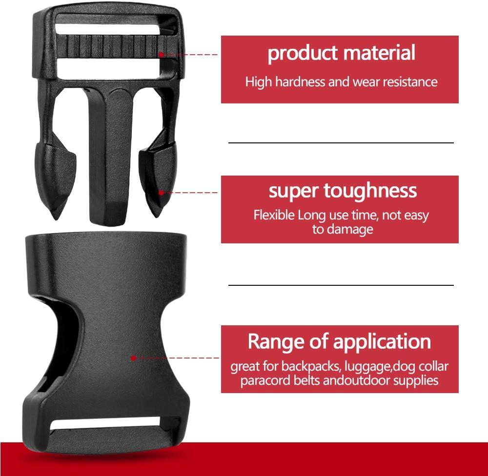 30 Pack 1 Inch Plastic Quick Release Buckles for Backpacks and Belts ...