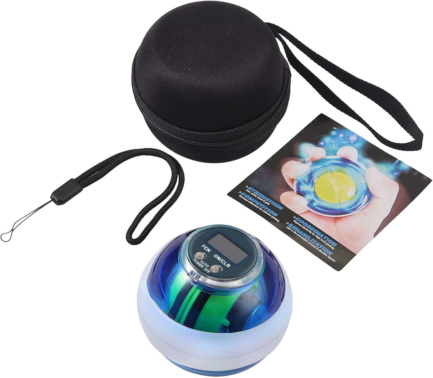 Colfuline Energyball - Gyroscopic Hand Trainer with LED Tachometer ...