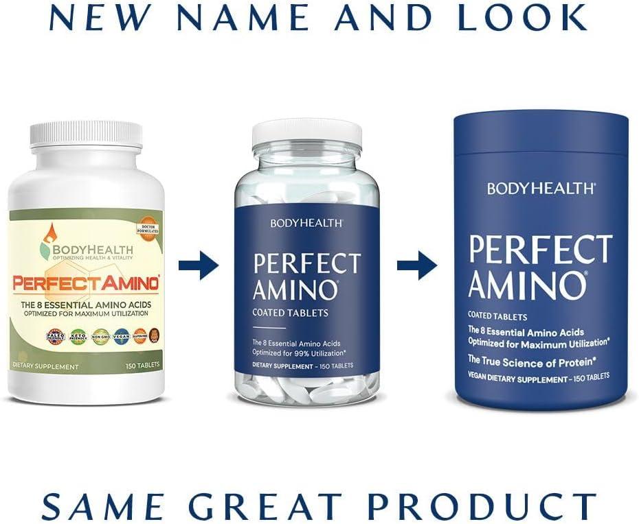 BodyHealth PerfectAmino 150 Ct Tablets - Essential Amino Acids & BCAAs ...