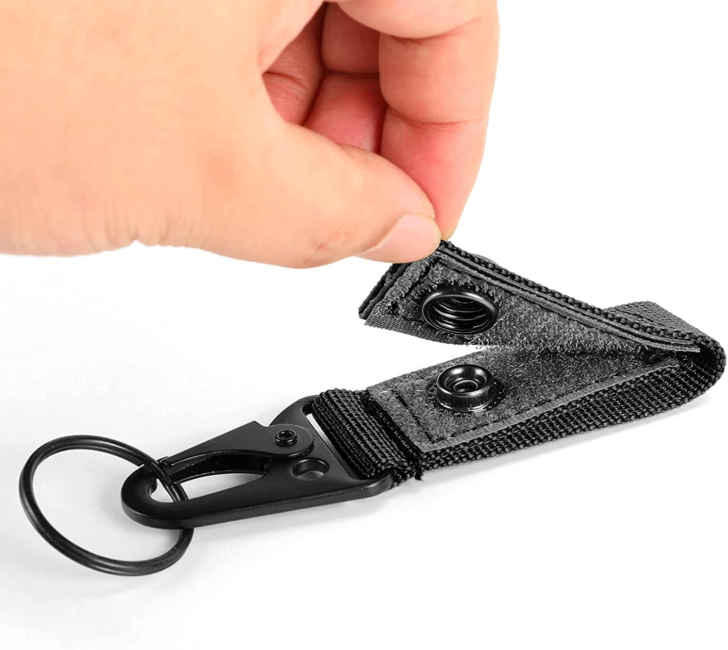 FRTKK Tactical Molle Key Ring Gear Key Keeper Nylon Belt Keychain Molle ...