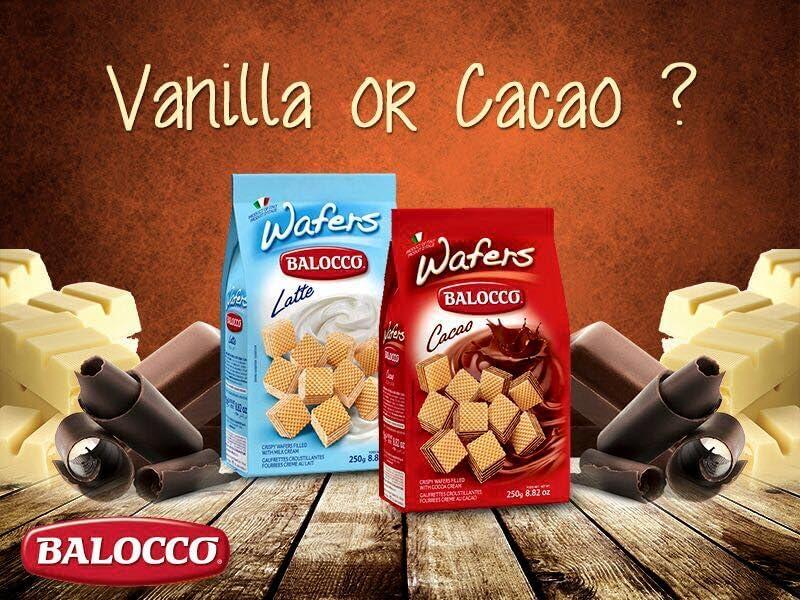 Balocco Wafers Late 250g Italian Shortbread Biscuits | Cocoa & Cream ...