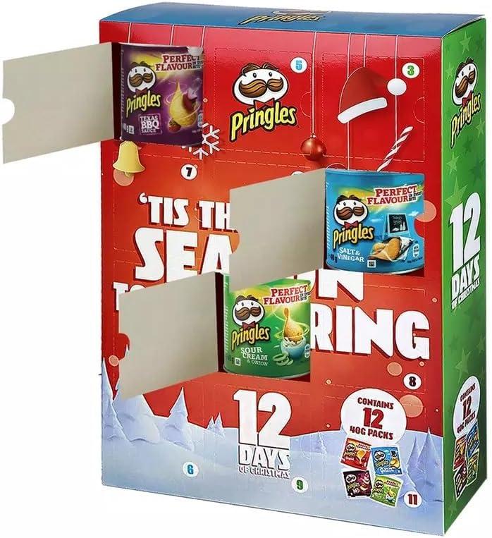 Pringles Advent Calendar 2023-12 Days Countdown Christmas Crisps ...