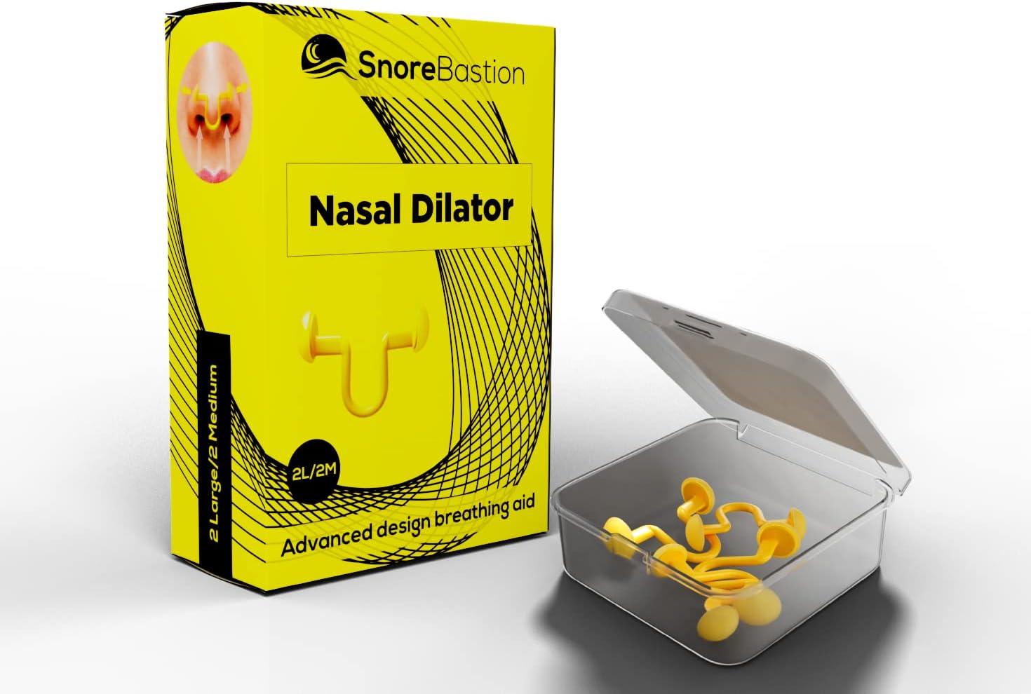 Snore Bastion Nasal Dilators - Reduce Snoring and Improve Breathing with Nose Cones and Nose ...