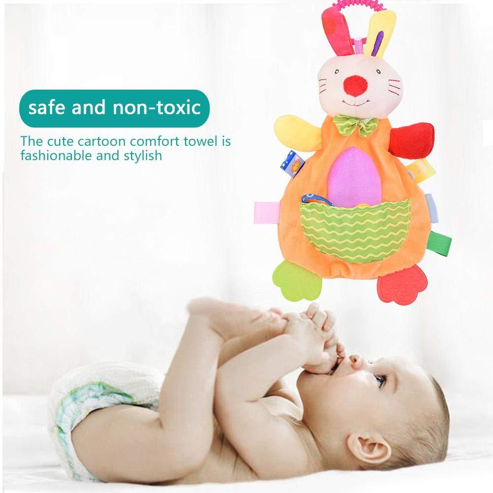 Soft Plush Baby Bite Ring Toy - Safe Pacifier for Toddlers | Develops ...