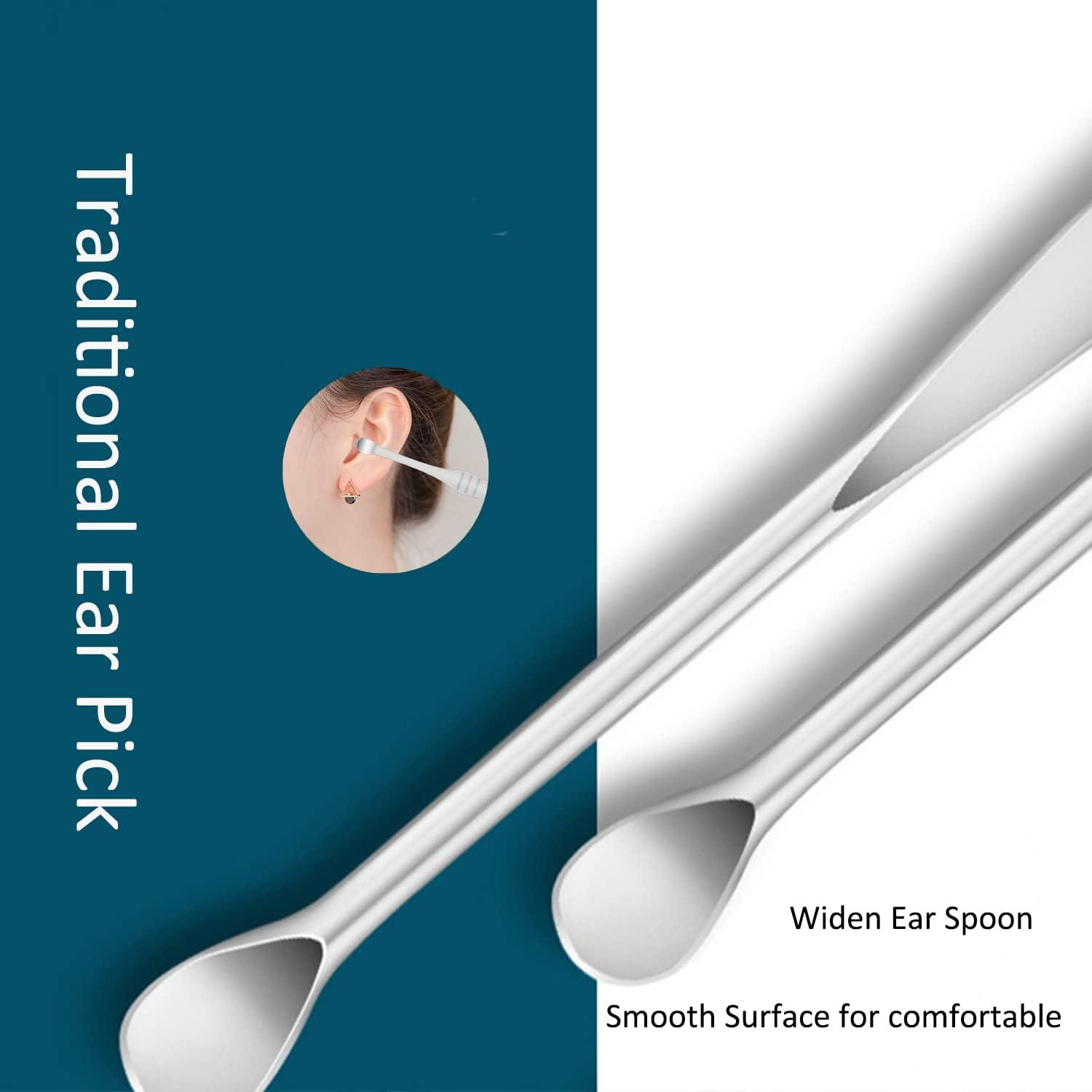 10 Pcs Ear Pick Earwax Removal Kit with Keychain and Storage Bag | Buy ...