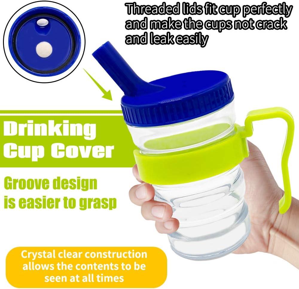 Kirimon Flow Control Spill Proof Cup with Two Style Lids - Spill ...
