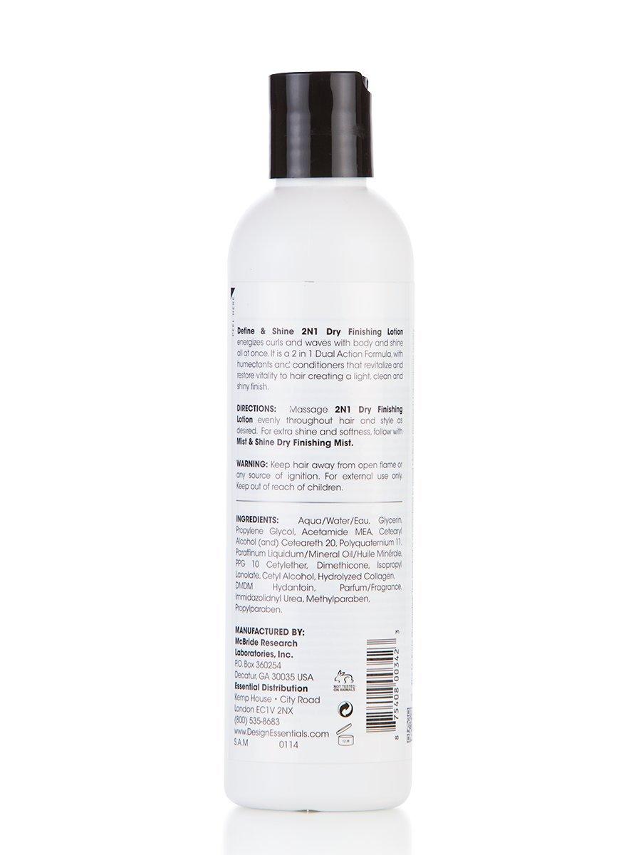 Design Essentials 2-N-1 Dry Finishing Lotion for Waves, Curls ...