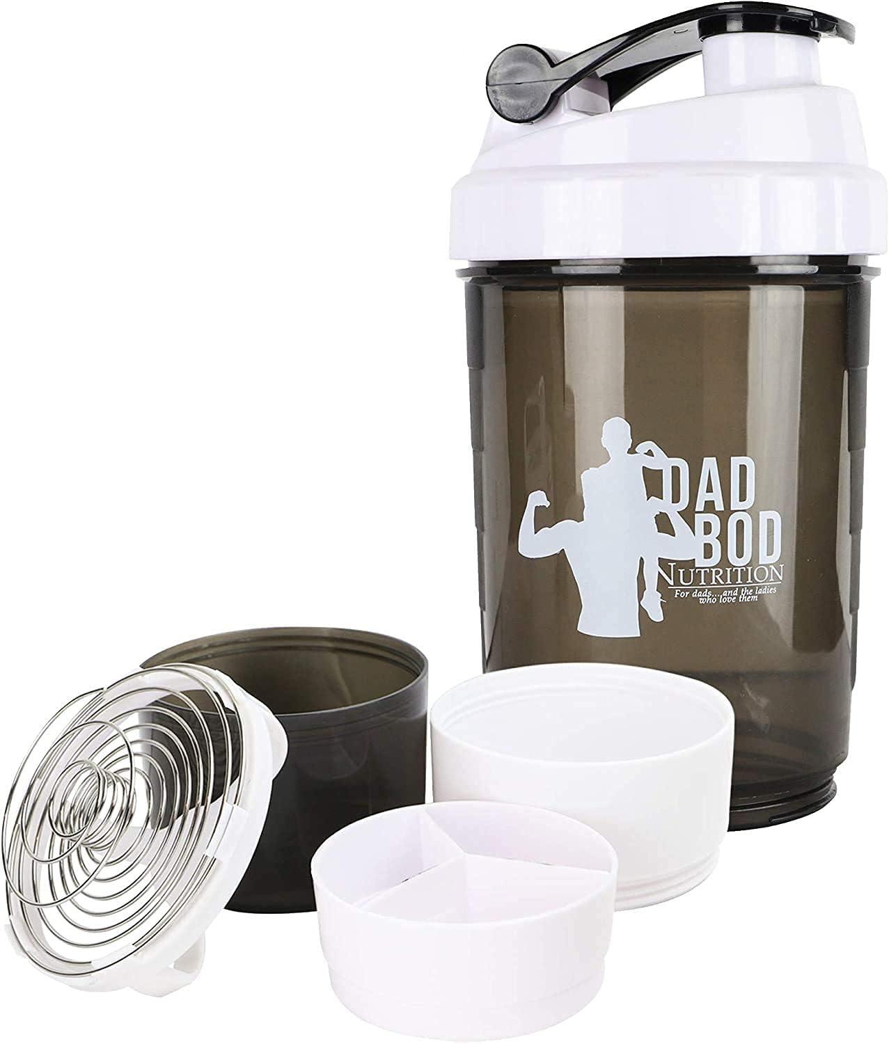 Shop Dad Bod Nutrition Funny Protein Shaker Bottle Set - 3-Piece with ...
