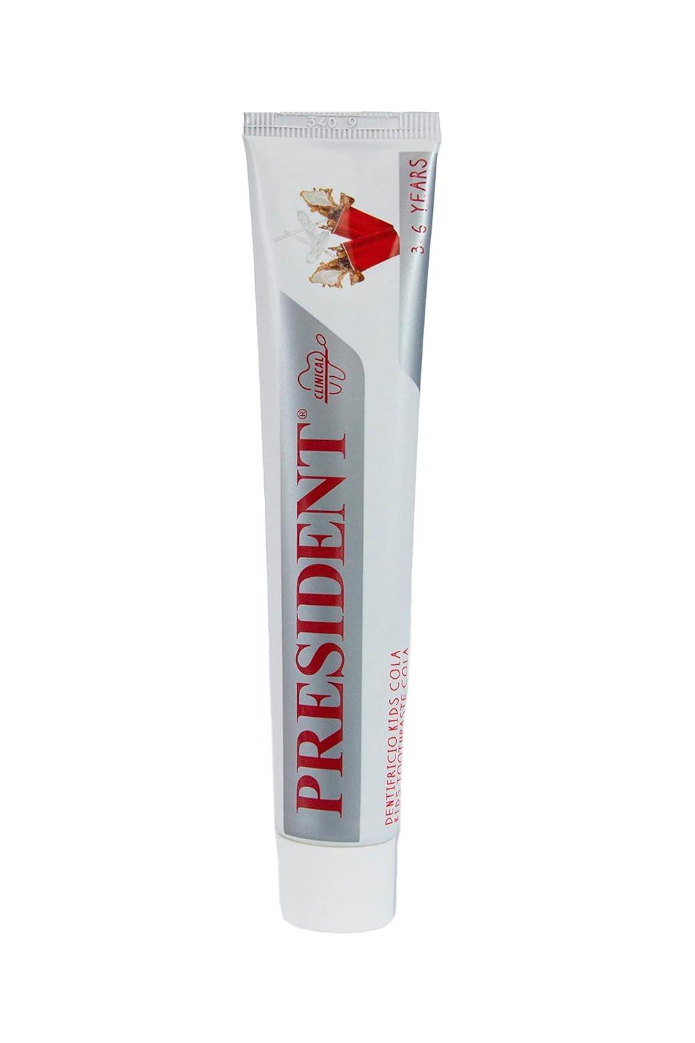 Buy President Kids Cola Toothpaste for Children 3-6 Years | Caries ...