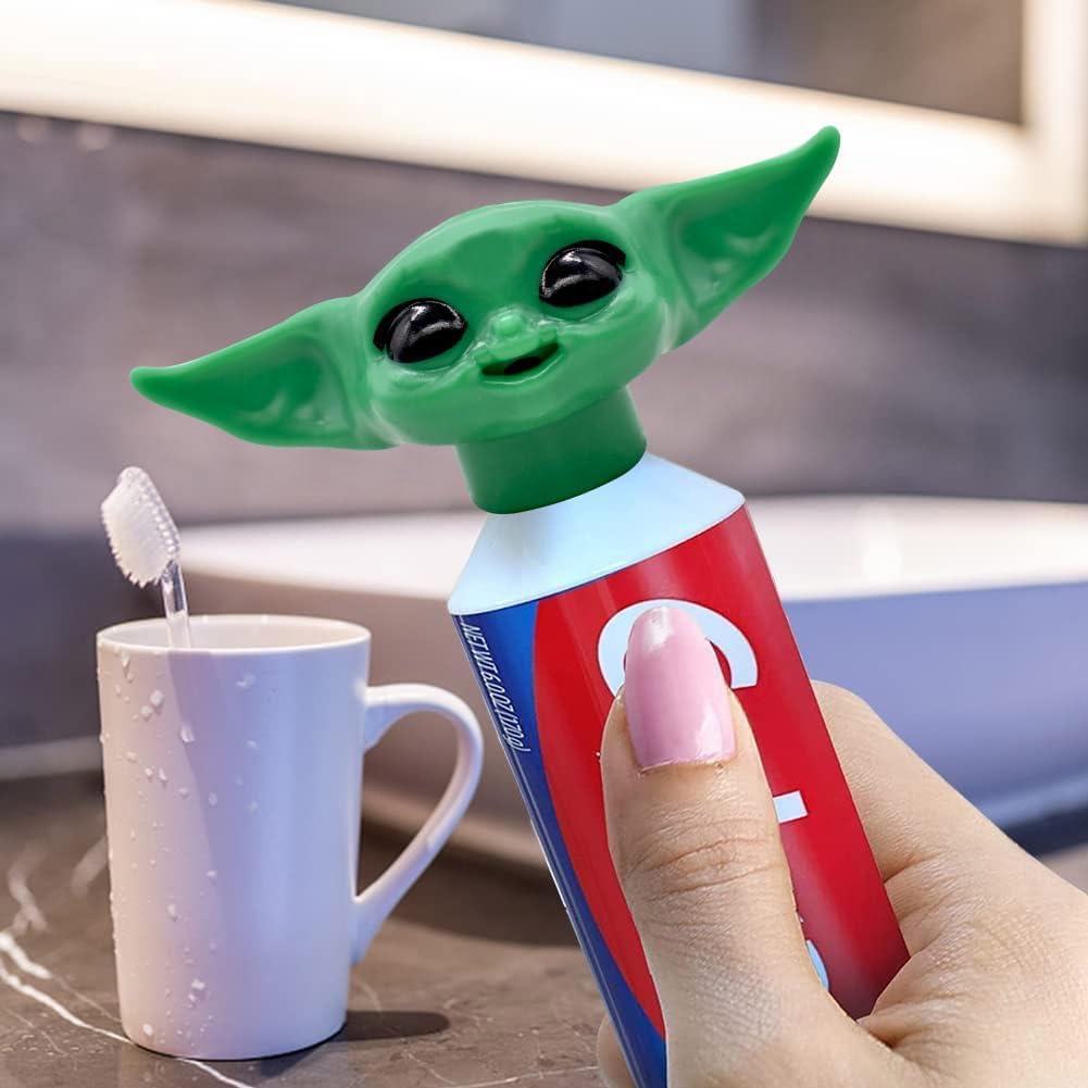 Yoda Toothpaste Dispenser - Funny Toothpaste Squeezer Caps for Kids ...