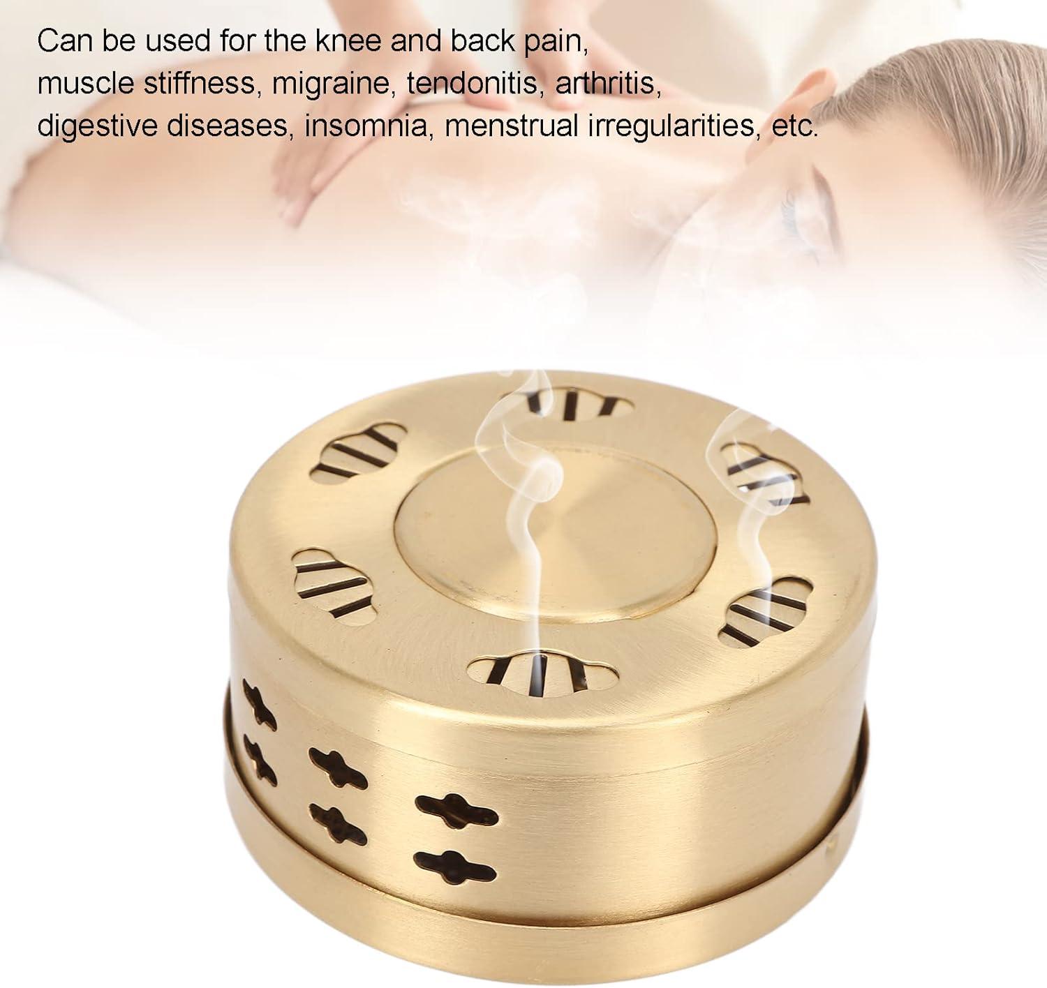 Portable Copper Moxa Box for Moxibustion Therapy - Pure Copper Burner ...