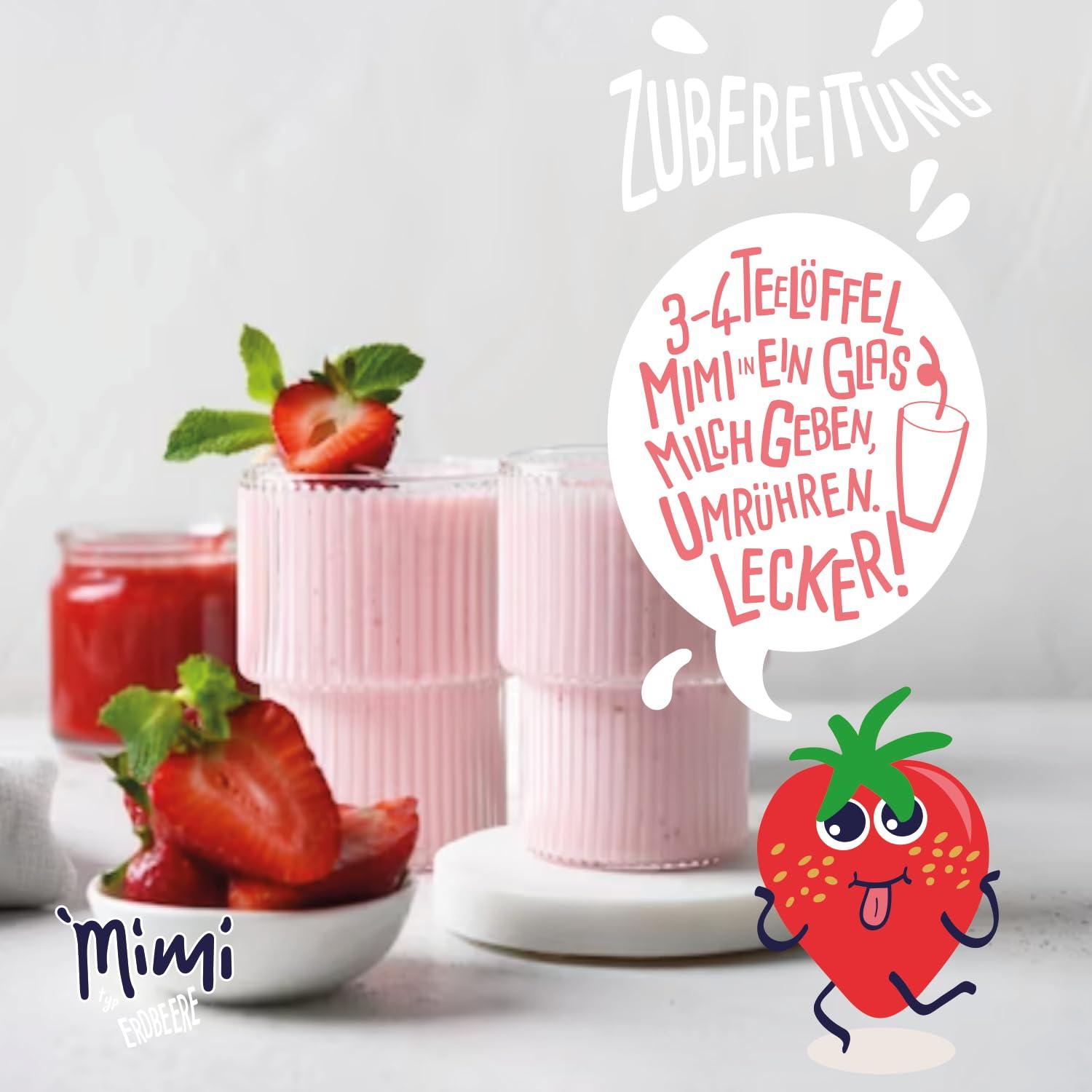 Mimi Milk Mix Strawberry Drink Powder - 2 x 400g | Soluble in Warm ...