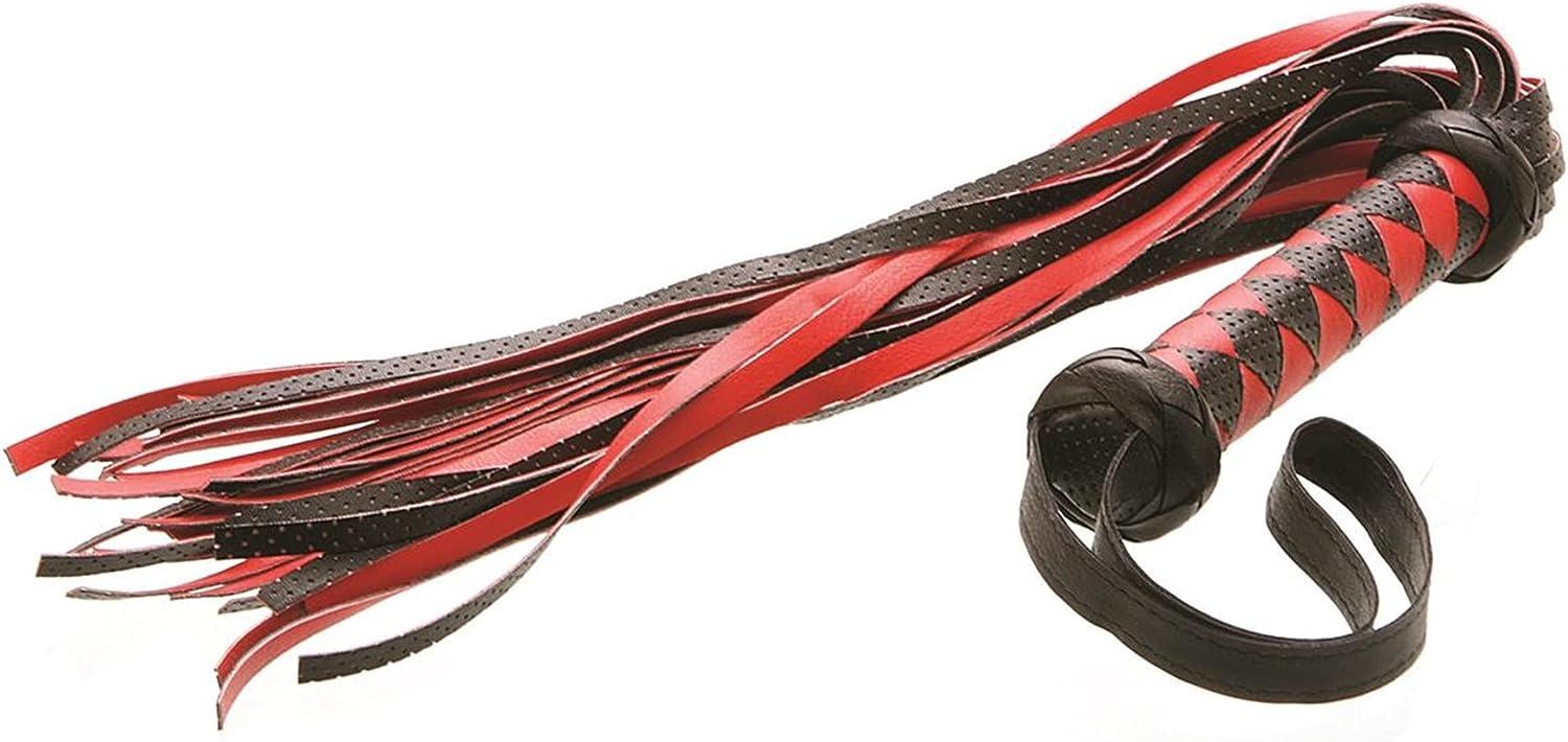 Adam & Eve Scarlet Couture Bondage Diamond Whip | Vegan Leather | 14 ...