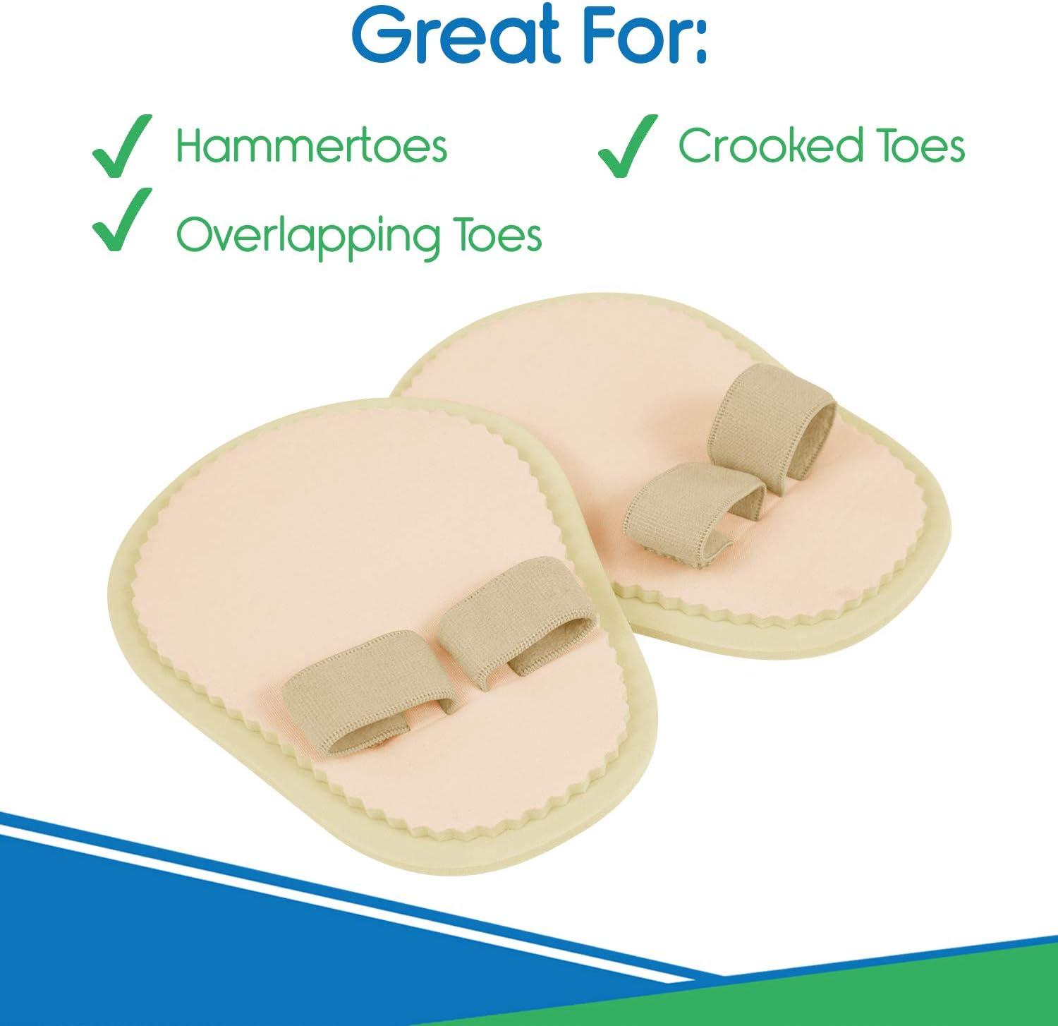 ViveSole Double Hammer Toe Splint Pair - Toe Corrector for Women ...