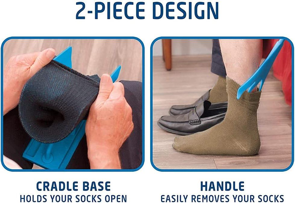 Sockenhilfe Pull Aid - Easy Sock Dressing for Seniors Disabled ...