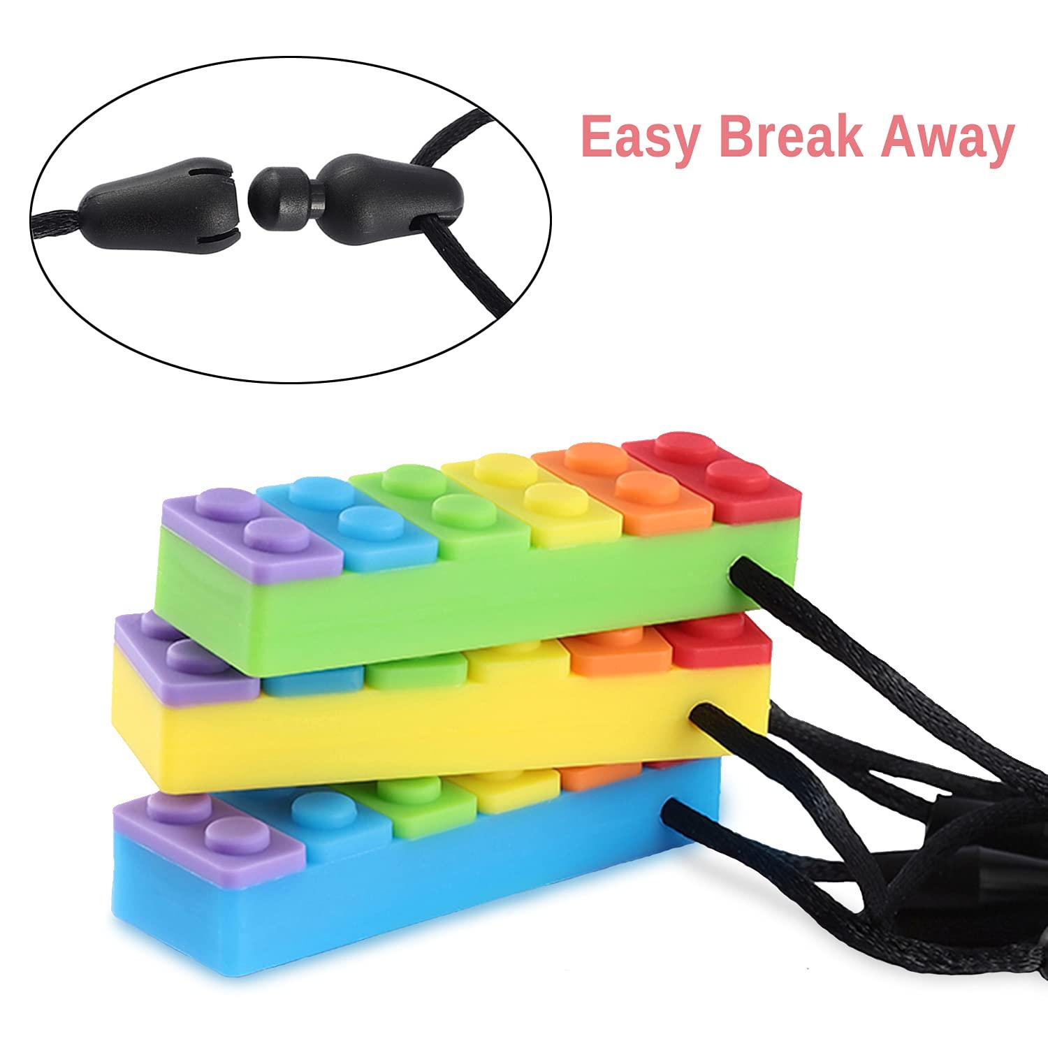 Rainbow Sensory Chewing Chain Set (4 Pieces) - Oral Motor Skills Autism ...