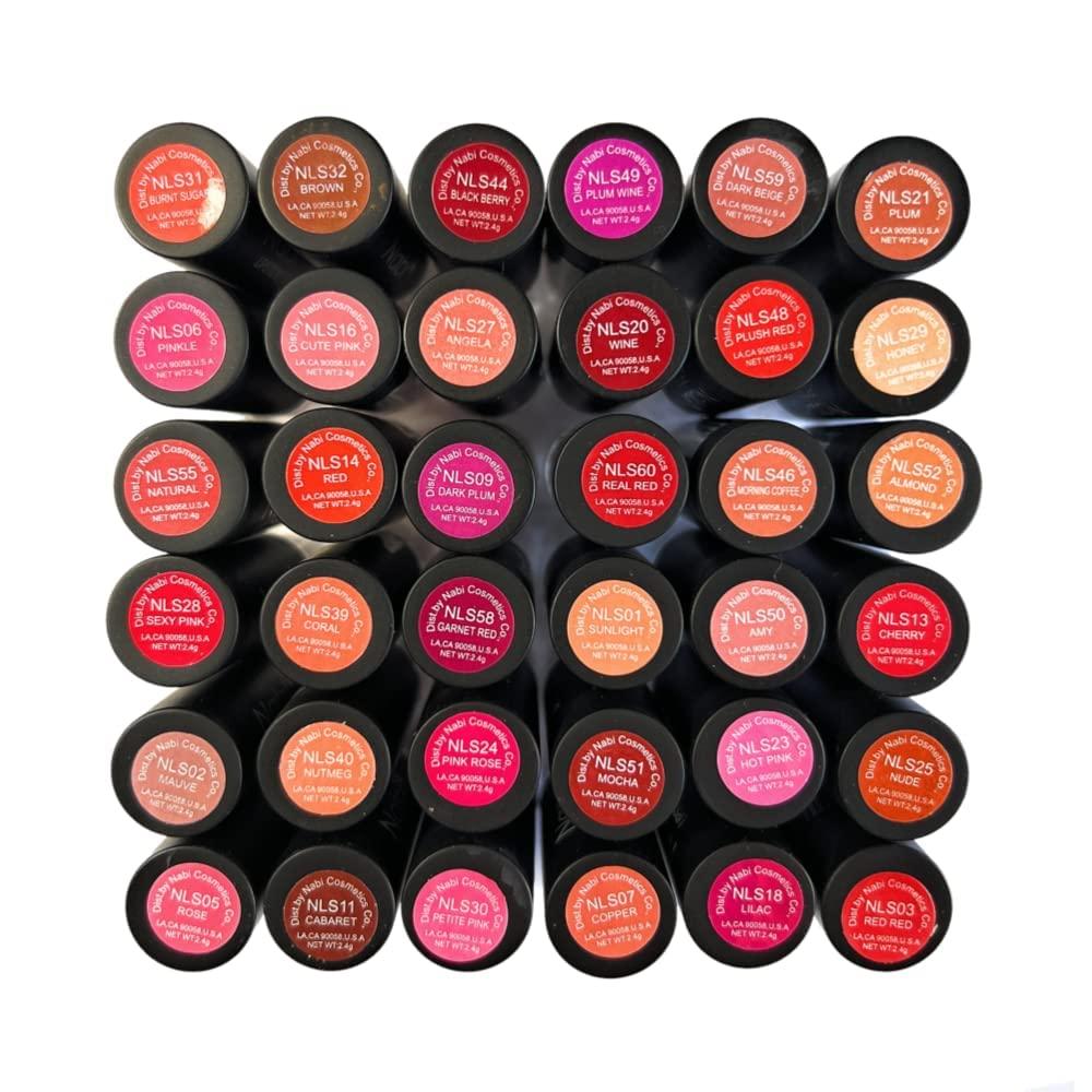 36pcs Nabi Round Lipsticks - Long-lasting and vibrant colors | Buy Now ...